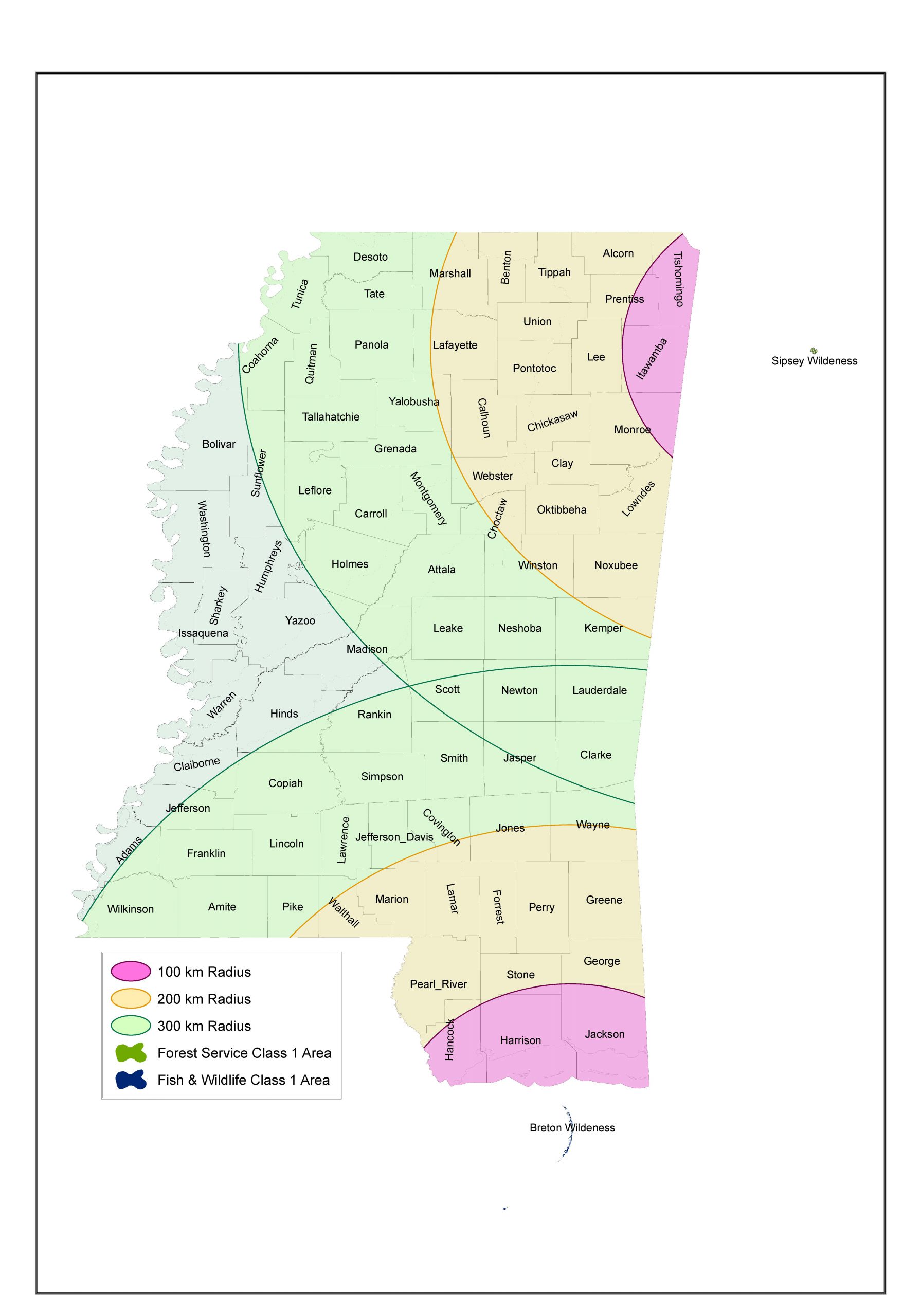 Class I Areas – MDEQ