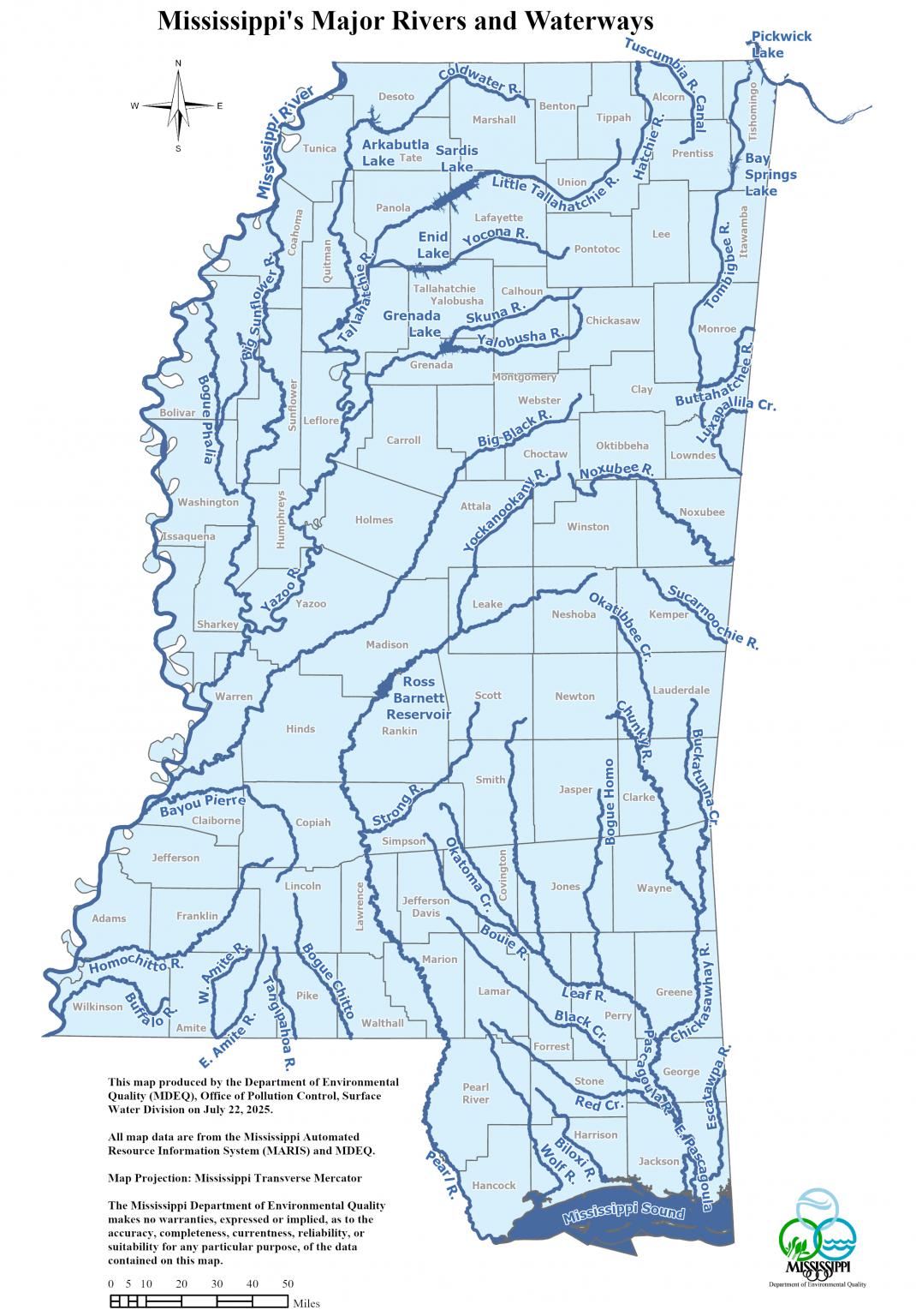 Mississippi’s Aquatic Resources – MDEQ